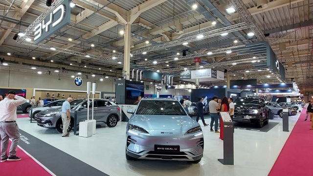 Τα μοντέλα της BYD που εκτίθενται στην Auto Athina