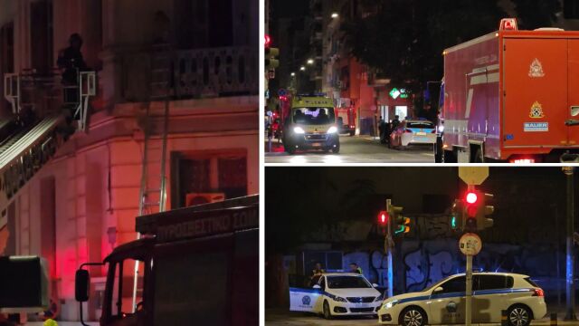 Φωτιά σε παλιό ξενοδοχείο στο κέντρο της Αθήνας: Απεγκλωβίστηκαν άνθρωποι