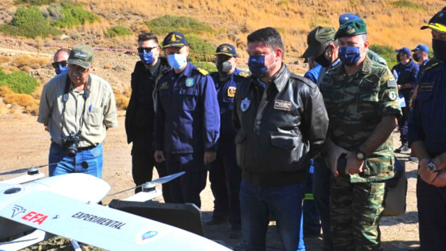 Παρουσία Χαρδαλιά η «παρθενική» εμφάνιση του ελληνικού UAV Archytas