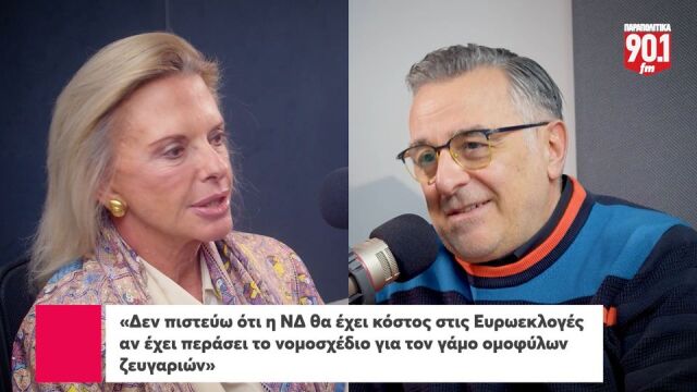 Ελίζα Βόζεμπεργκ: Δεν πιστεύω ότι η ΝΔ θα έχει κόστος στις Ευρωεκλογές ...