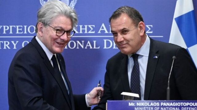 Η αιχμή του Νίκου Παναγιωτόπουλου και ο Τιερί Μπρετόν