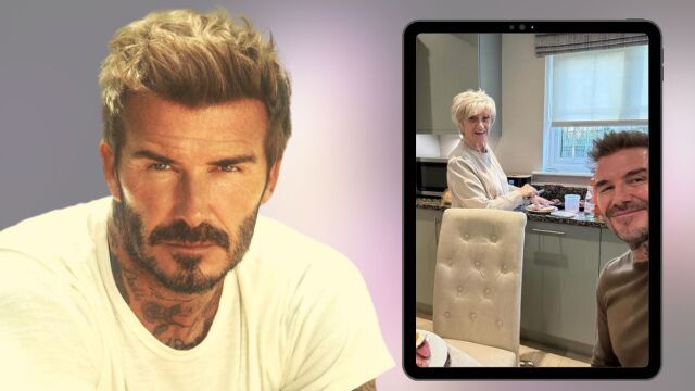 Ντέιβιντ Μπέκαμ: Τα σπάνια στιγμιότυπα με τη μητέρα του