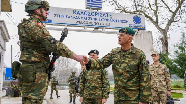 Δημήτριος Χούπης: Στον Έβρο ο αρχηγός ΓΕΕΘΑ - Επίσκεψη σε σχηματισμούς ...