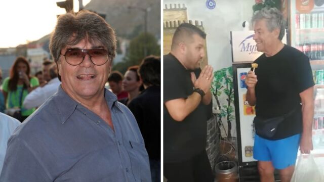 Πάνος Μιχαλόπουλος: Σε μια σπάνια εμφάνιση - Η βόλτα στην Ραφήνα που ...