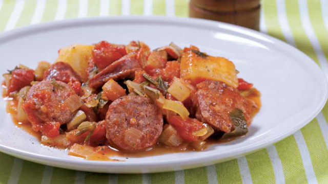 Σπετσοφάι με φέτα