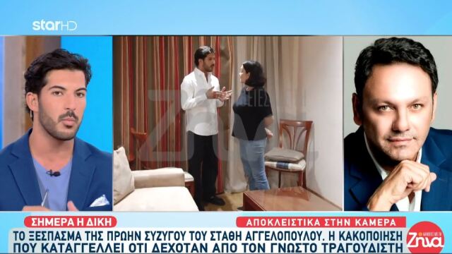 Η πρώην σύζυγος Στάθη Αγγελόπουλου μιλά για τον ξυλοδαρμό
