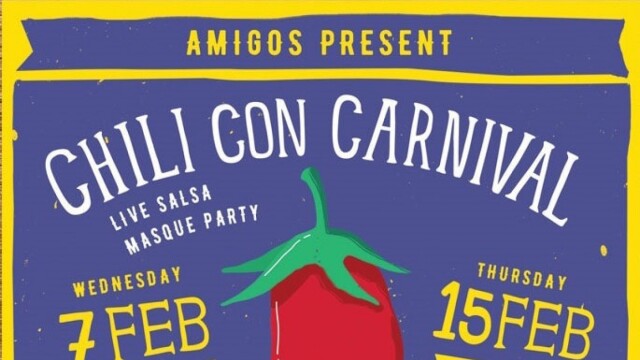...Chili con Carnival parties στα Amigos!!!