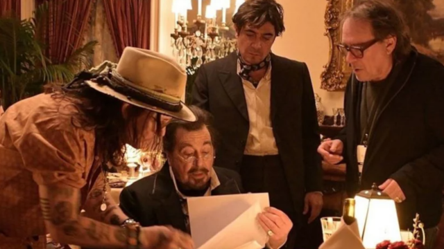 Ο Τζόνι Ντεπ σκηνοθετεί τον Αλ Πατσίνο στην ταινία "Modi" (Εικόνες)