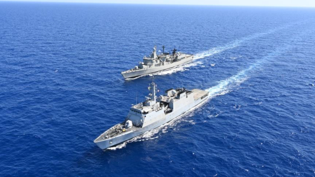Κρήτη: Συνεκπαίδευση ανάμεσα στη φρεγάτα ΕΛΛΗ και τη γαλλική FS SURCOUF